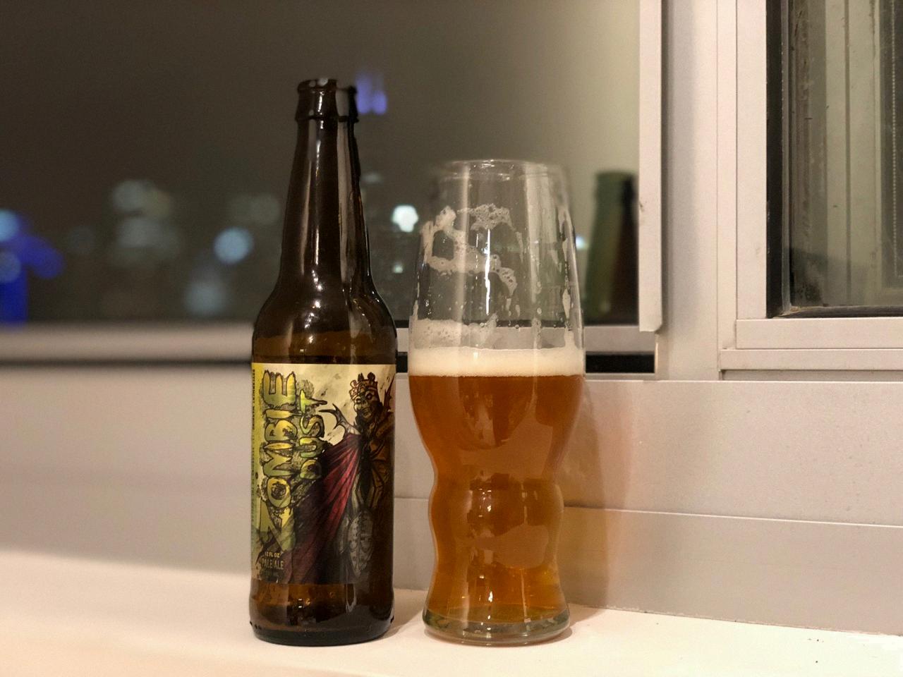 Raise Your Glass to Zombie Dust IPA: A Refreshingly Undead Craft Beer!