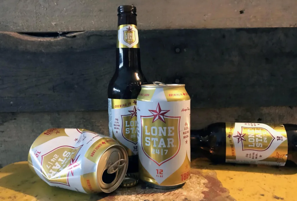 The Refreshing Pilsner of Lone Star 24/7