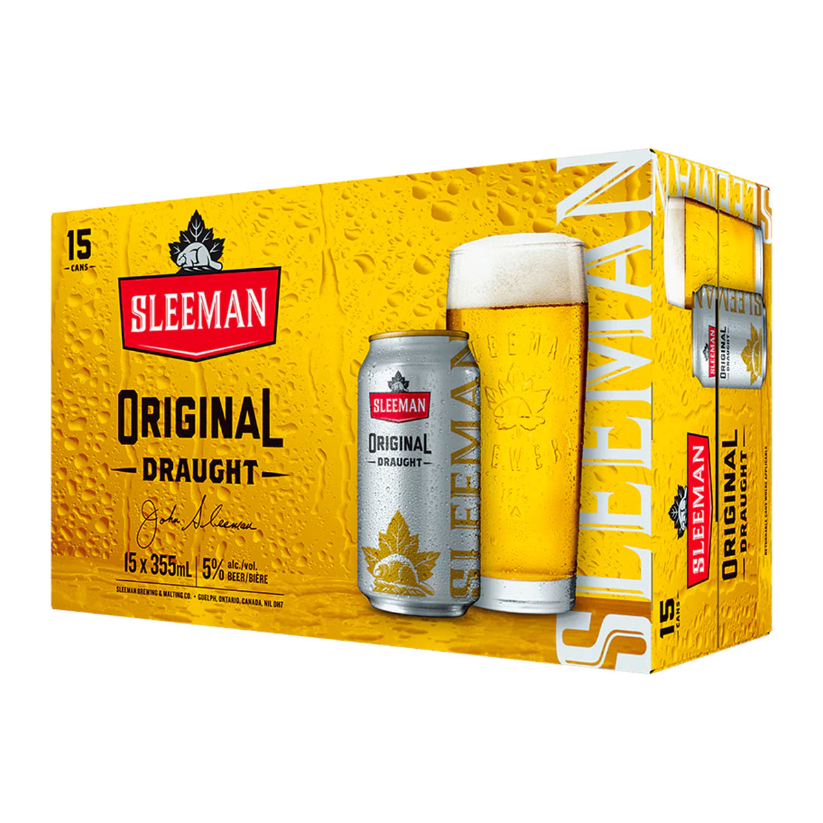 The Refreshing Taste of Sleeman Original Draft